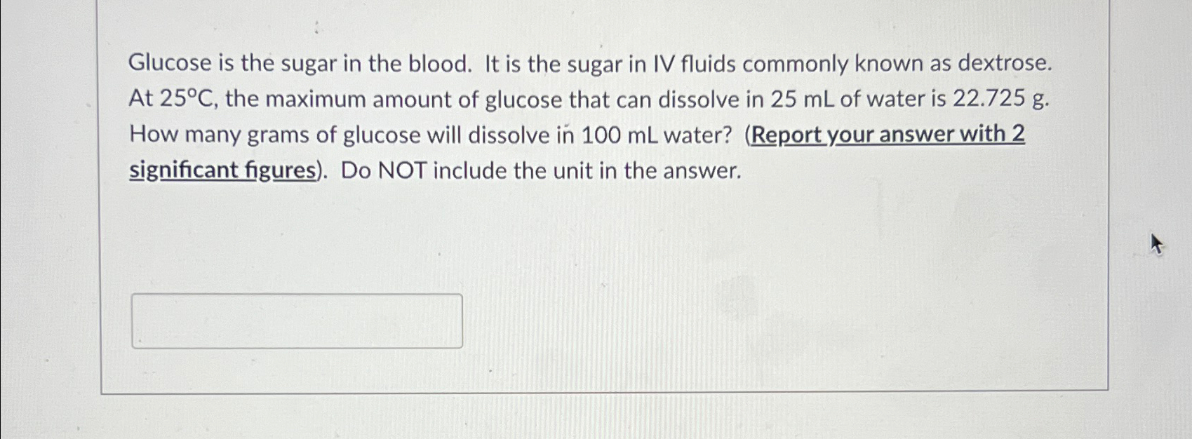Solved Glucose is the sugar in the blood. It is the sugar in | Chegg.com