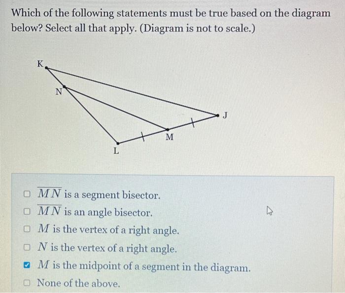 Solved Which of the following statements must be true based | Chegg.com