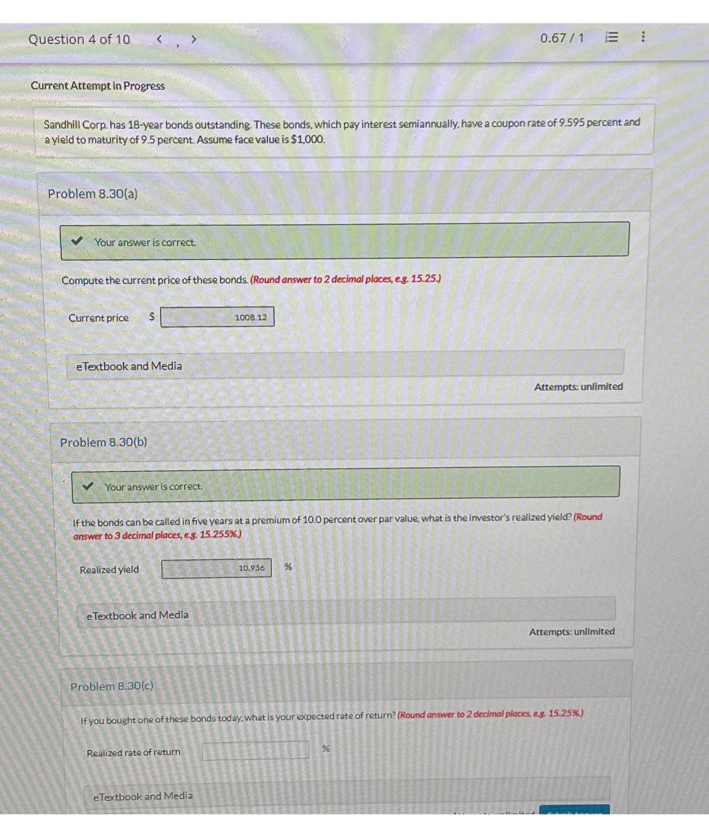 Solved ANSWER PART C ANSWER IN % ﻿WILL LIKE!!! | Chegg.com
