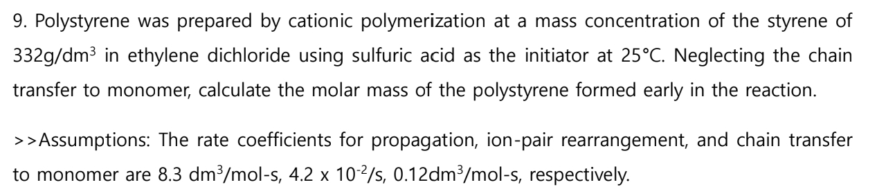 Solved Polystyrene was prepared by cationic polymerization | Chegg.com