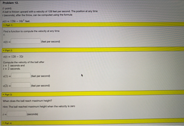 Solved Problem 9. (1 point) Sketch the graph of the | Chegg.com