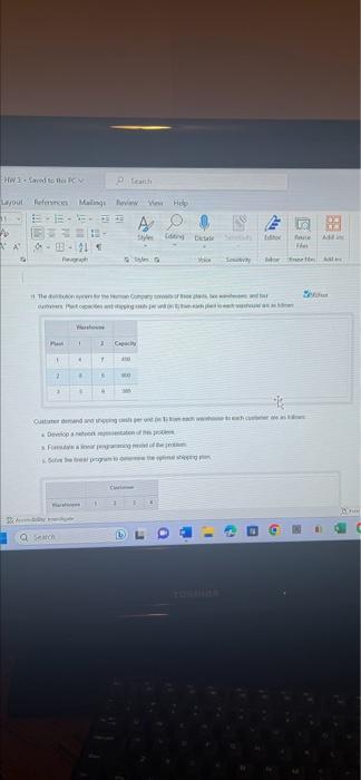 Solved a. Devetop a netrork representation of this prodem. | Chegg.com