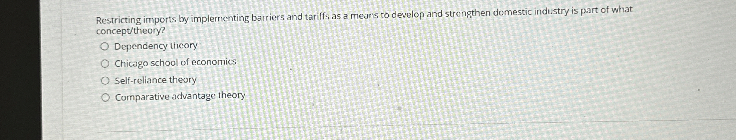 Solved Restricting imports by implementing barriers and | Chegg.com