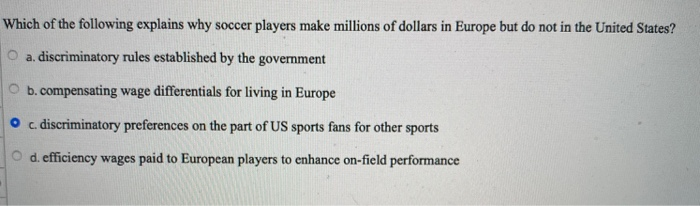 Solved The theory of efficiency wages asserts that O a. | Chegg.com