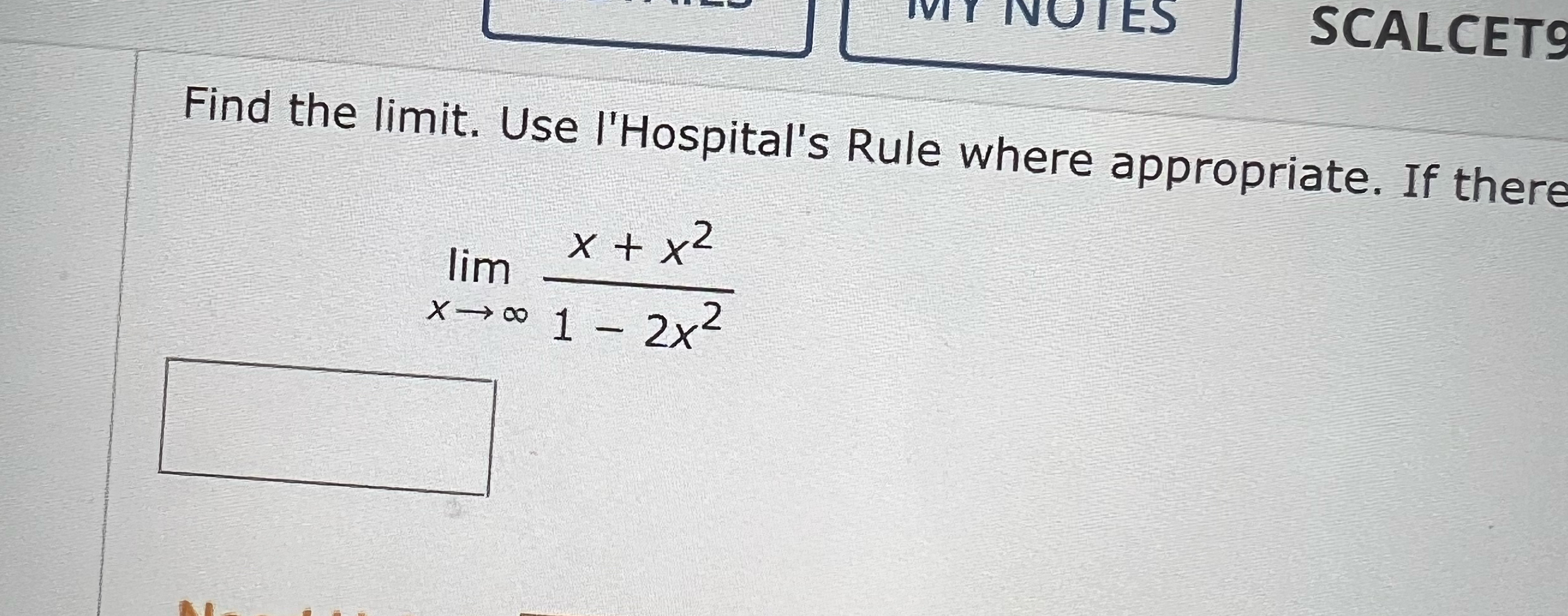 Solved Find the limit. ﻿Use l'Hospital's Rule where | Chegg.com