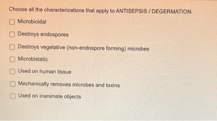 Solved Choose all the characterizations that apply to | Chegg.com