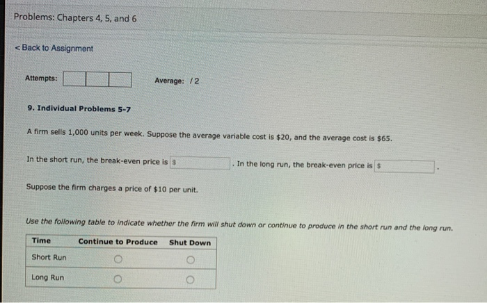 Solved Problems: Chapters 4, 5, and 6