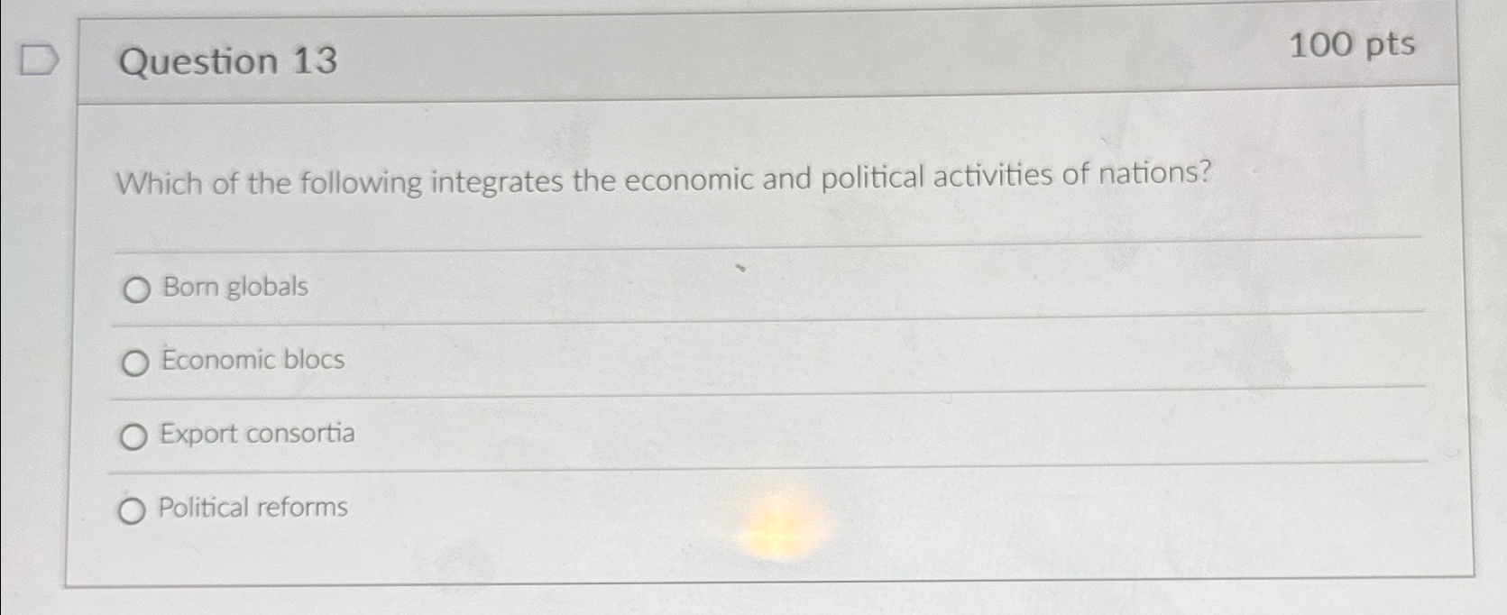 Solved Question 13100 ptsWhich of the following integrates | Chegg.com Solved Question 13100 ptsWhich of the following integrates | Chegg.com