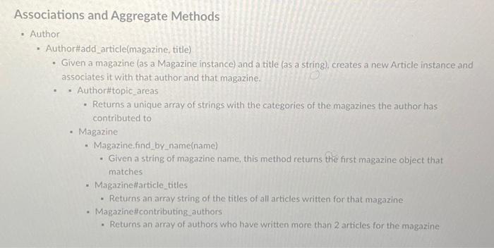 Solved Deliverables Create the following classes and their | Chegg.com