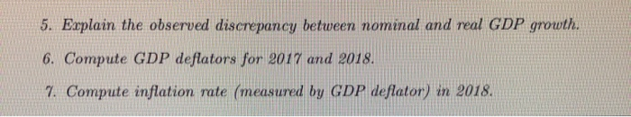Solved Problem 2.(42 points) Real vs. Nominal GDP. Consider | Chegg.com Solved Problem 2.(42 points) Real vs. Nominal GDP. Consider | Chegg.com