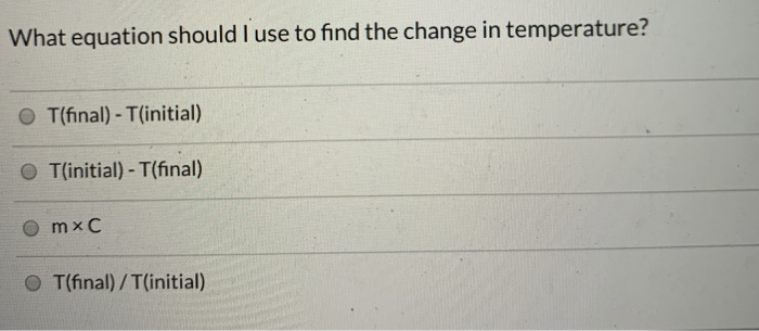Solved Rearrange q = mCAT so that you have an equation to | Chegg.com
