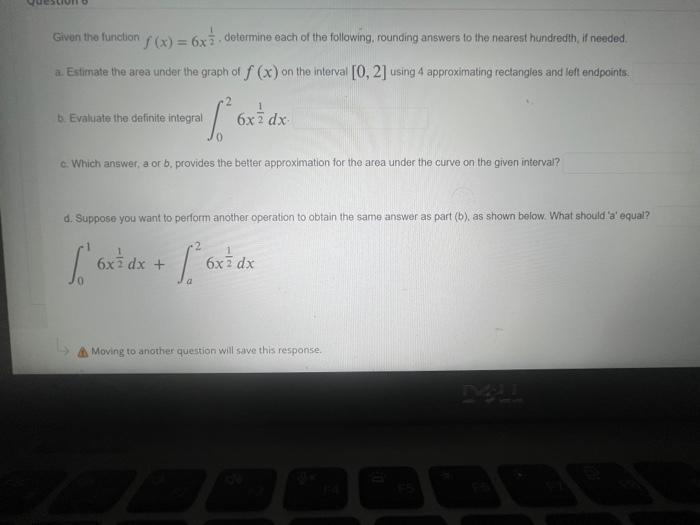 Solved Givon the function f(x)=6x21, determine each of the | Chegg.com