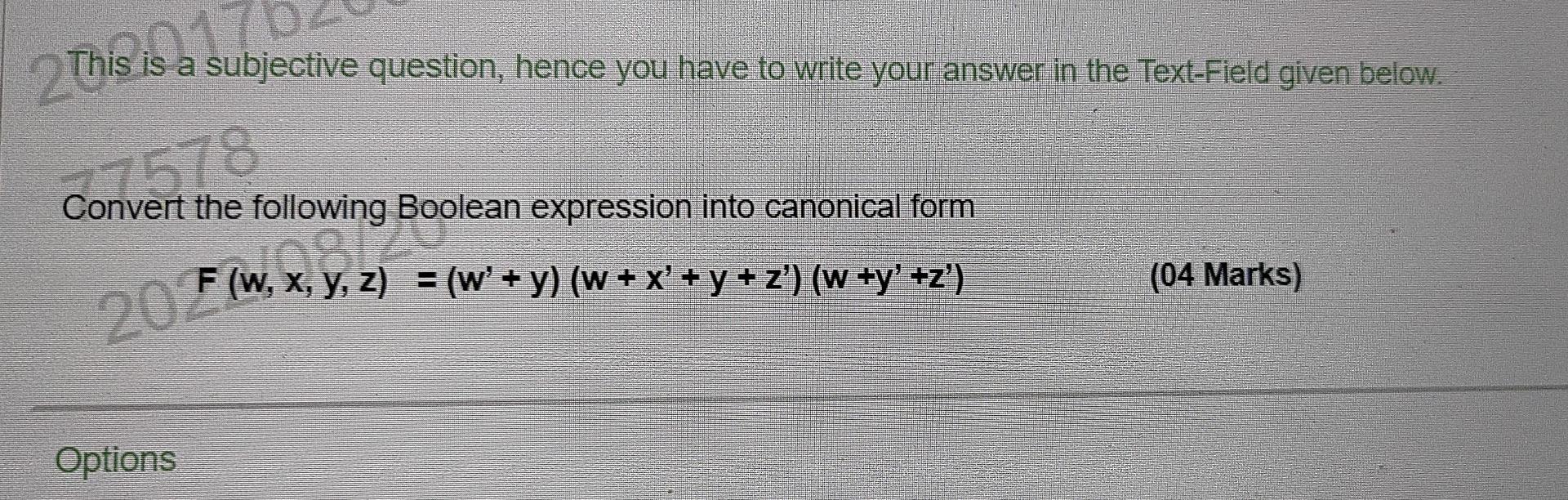 Solved Convert the following Boolean expression into | Chegg.com