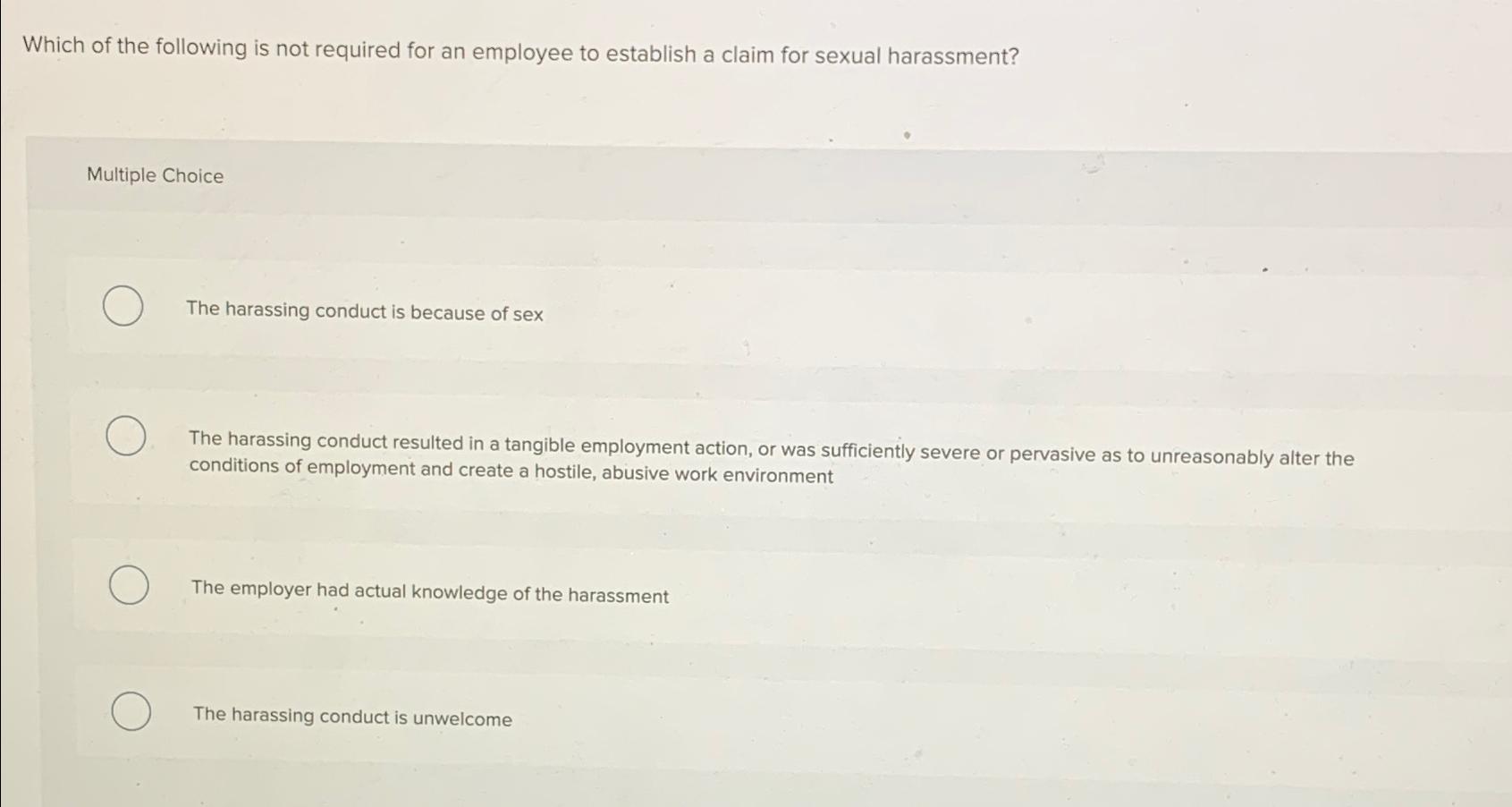 Solved Which of the following is not required for an | Chegg.com