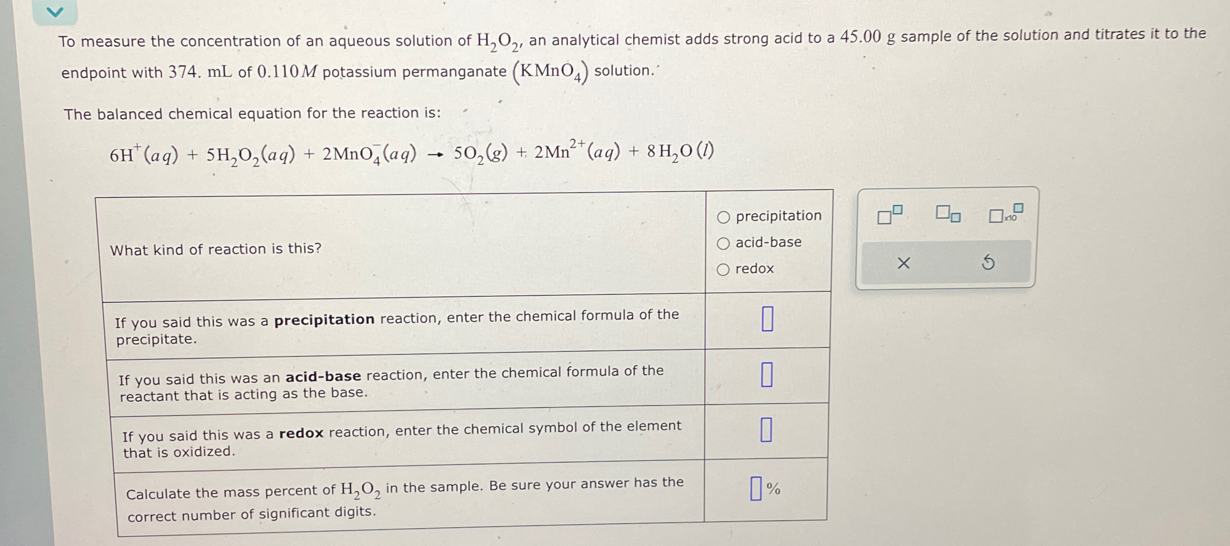 Solved To measure the concentration of an aqueous solution | Chegg.com