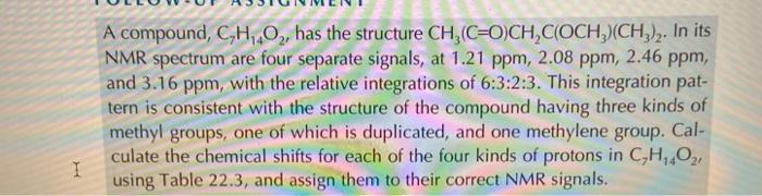 Solved A compound, C,H,O,, has the structure | Chegg.com