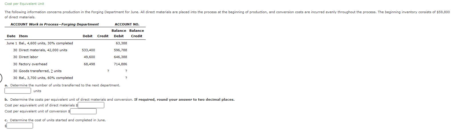 Solved Cost per Equivalent Unitof direct materials.a. | Chegg.com