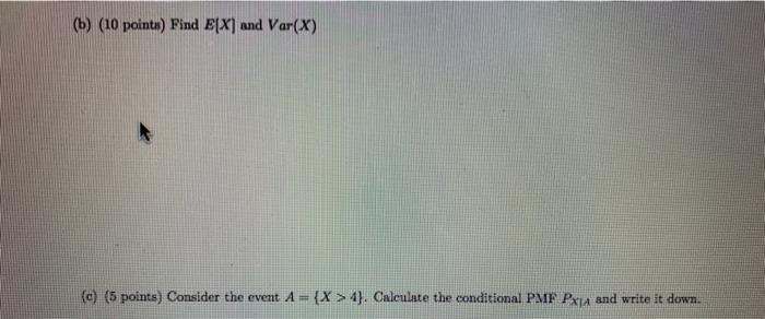 Solved roblem 1 (20 points) Random variable X has the | Chegg.com