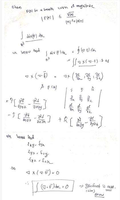 Solved Let f be a smooth vector field on R. With property | Chegg.com