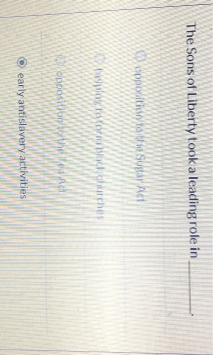 Solved The Stamp Act, the Sugar Act, and the Townshend Acts | Chegg.com