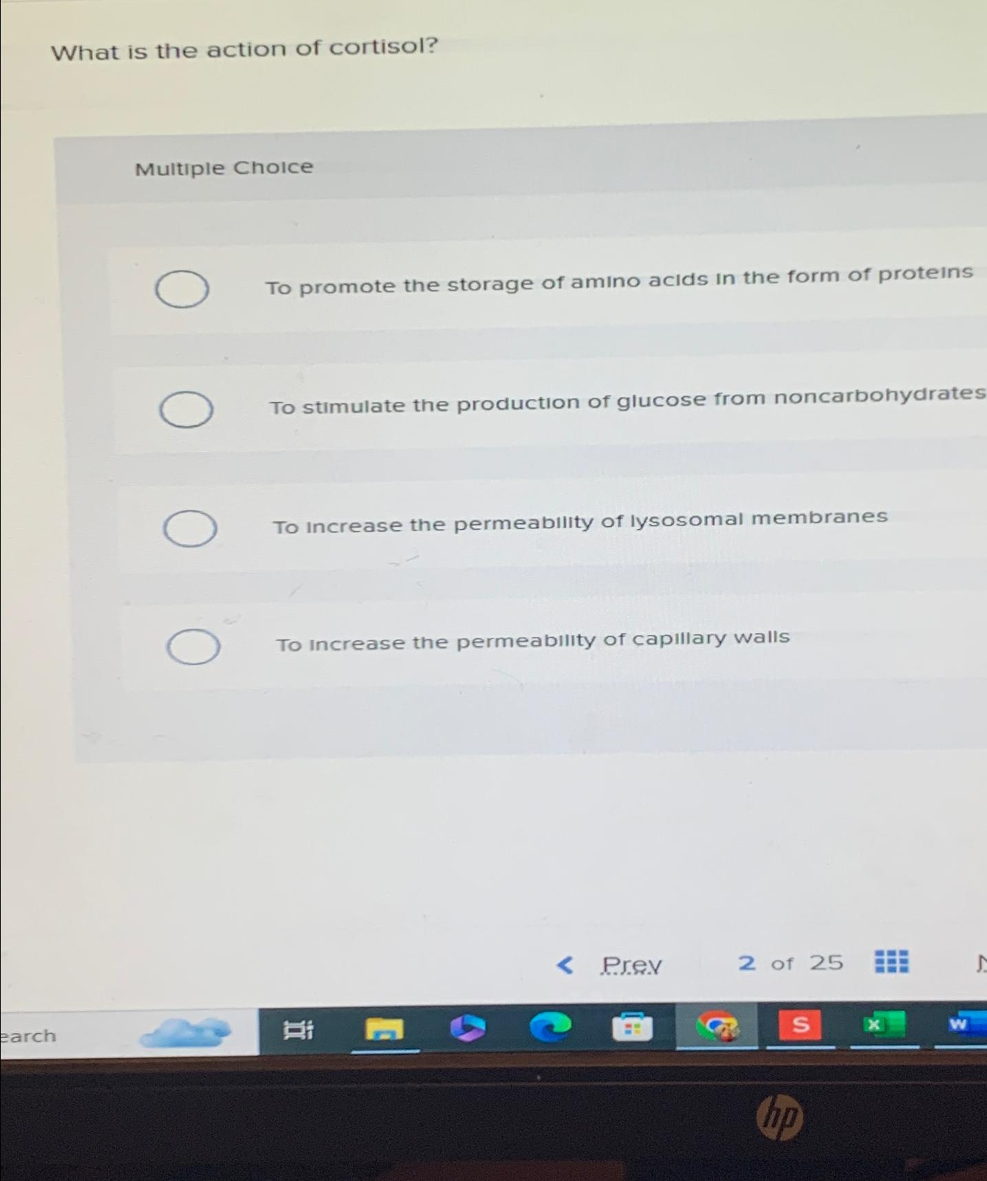 Solved What is the action of cortisol?Multiple ChoiceTo | Chegg.com