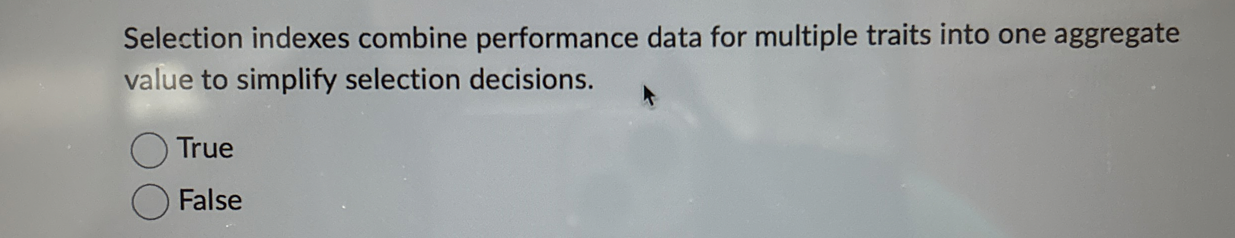 Solved Selection indexes combine performance data for | Chegg.com