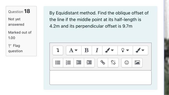 Solved Question 18 Not yet answered By Equidistant method. | Chegg.com