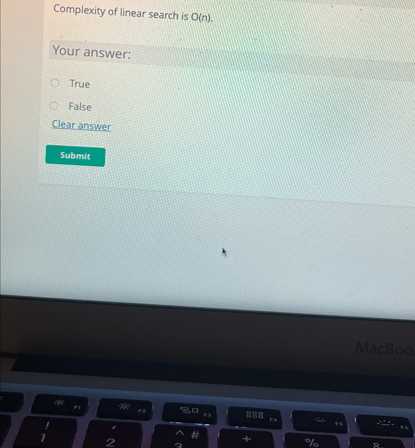 Solved Complexity of linear search is O(n).Your | Chegg.com