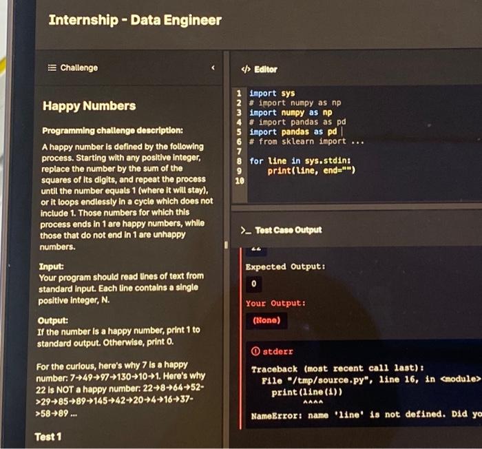 Solved Happy Numbers Programming chatlengo descriptlon: A | Chegg.com