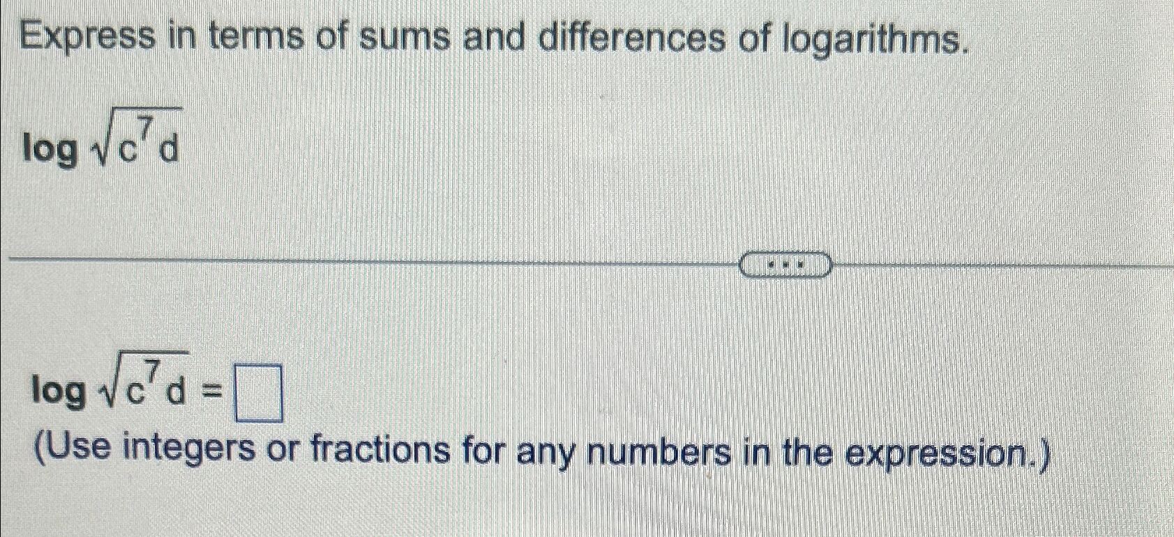 Solved Express in terms of sums and differences of | Chegg.com