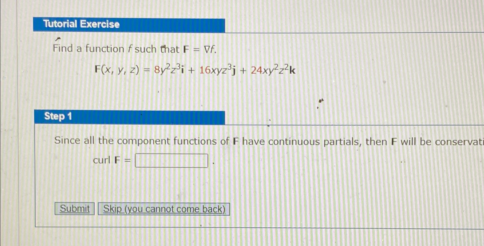 Solved Tutorial ExerciseFind a function f ﻿such that | Chegg.com