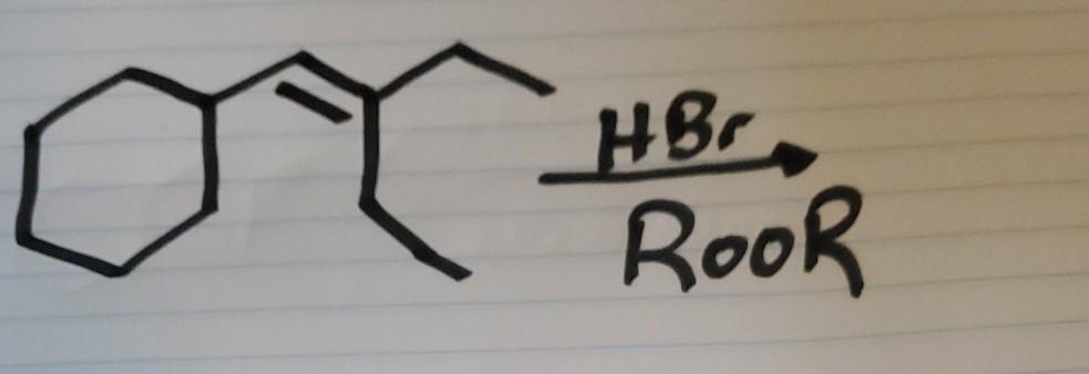 Solved HBr RooR | Chegg.com