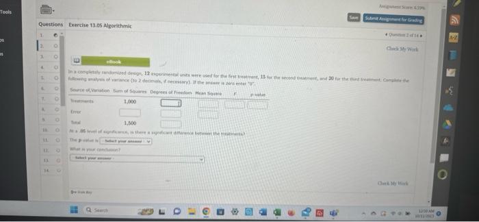 Tools OS OS Questions Exercise 13.05 Algorithmic 1. | Chegg.com