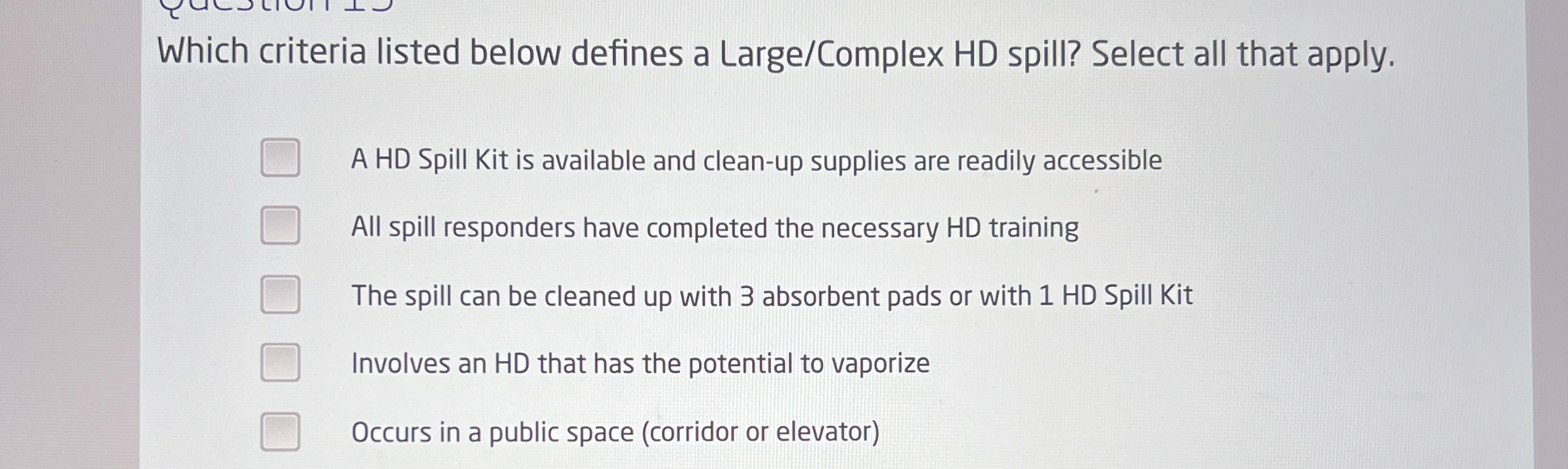 Solved Which criteria listed below defines a Large/Complex | Chegg.com