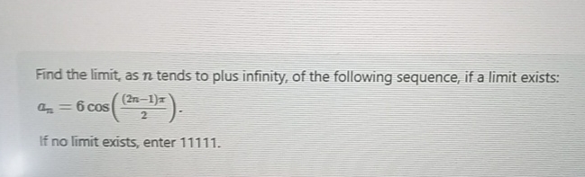 Find the limit, ﻿as n ﻿tends to plus infinity, of the | Chegg.com