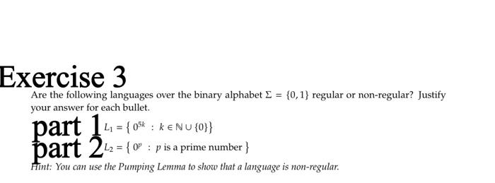 Solved Are the following languages over the binary alphabet | Chegg.com