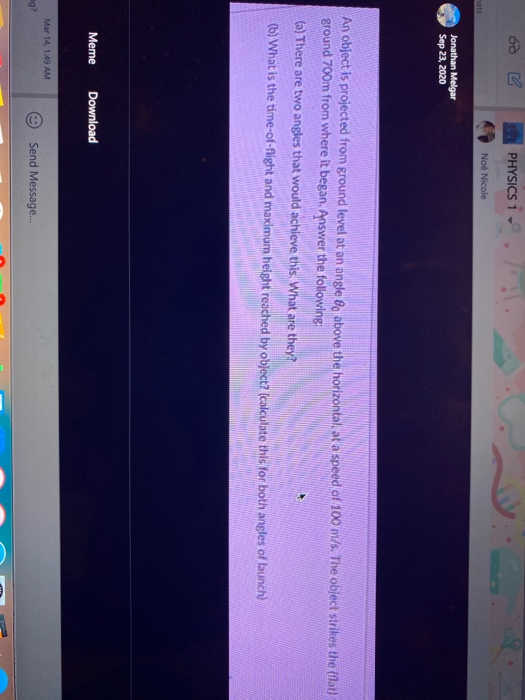 Solved R PHYSICS 1 Noé Nicole ats Jonathan Melgar Sep 23, | Chegg.com