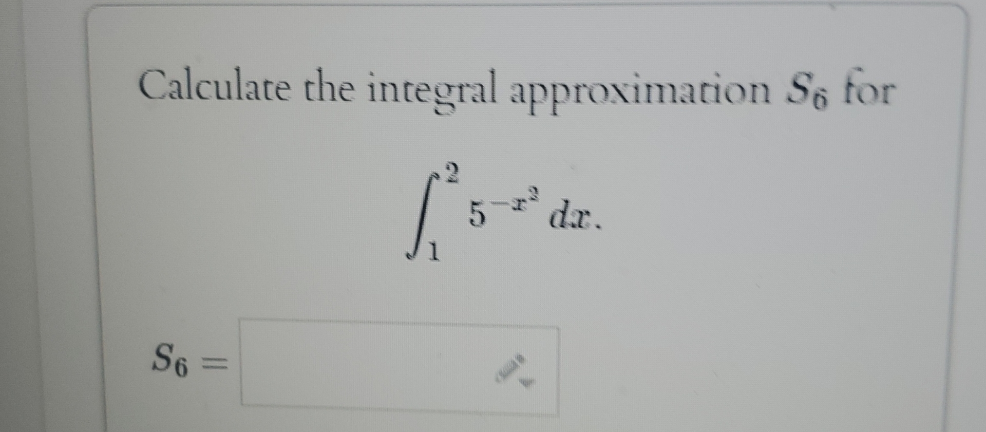 Solved Calculate the integral approximation S0 | Chegg.com