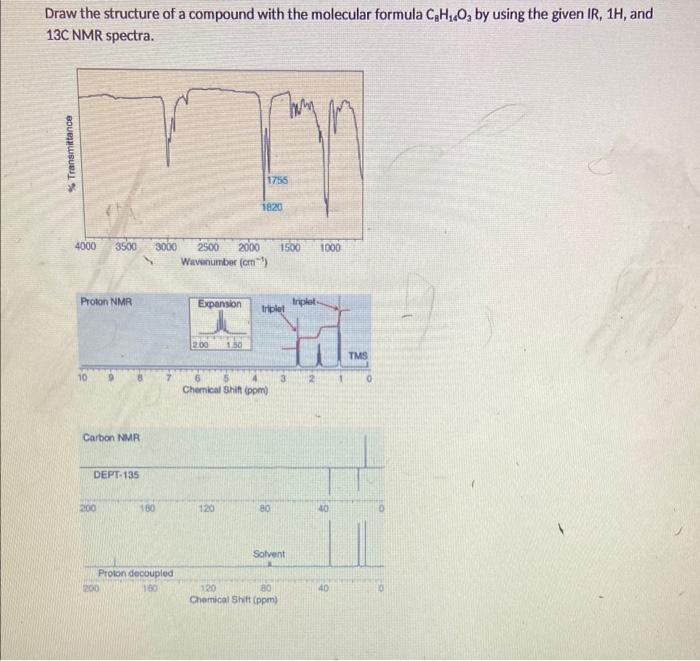 Solved Draw the structure of a compound with the molecular | Chegg.com