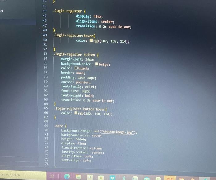 Solved how do I edit this html and css code so i can get a | Chegg.com