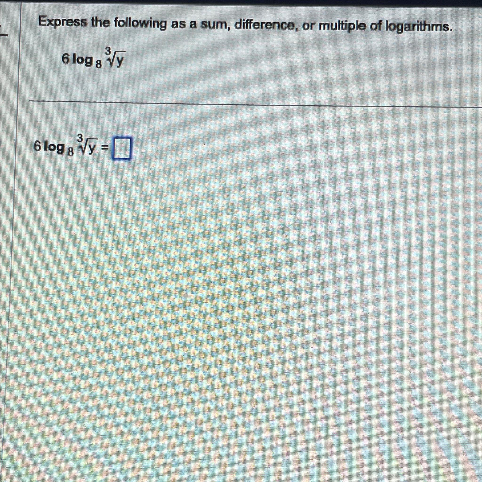 Solved Express the following as a sum, difference, or | Chegg.com