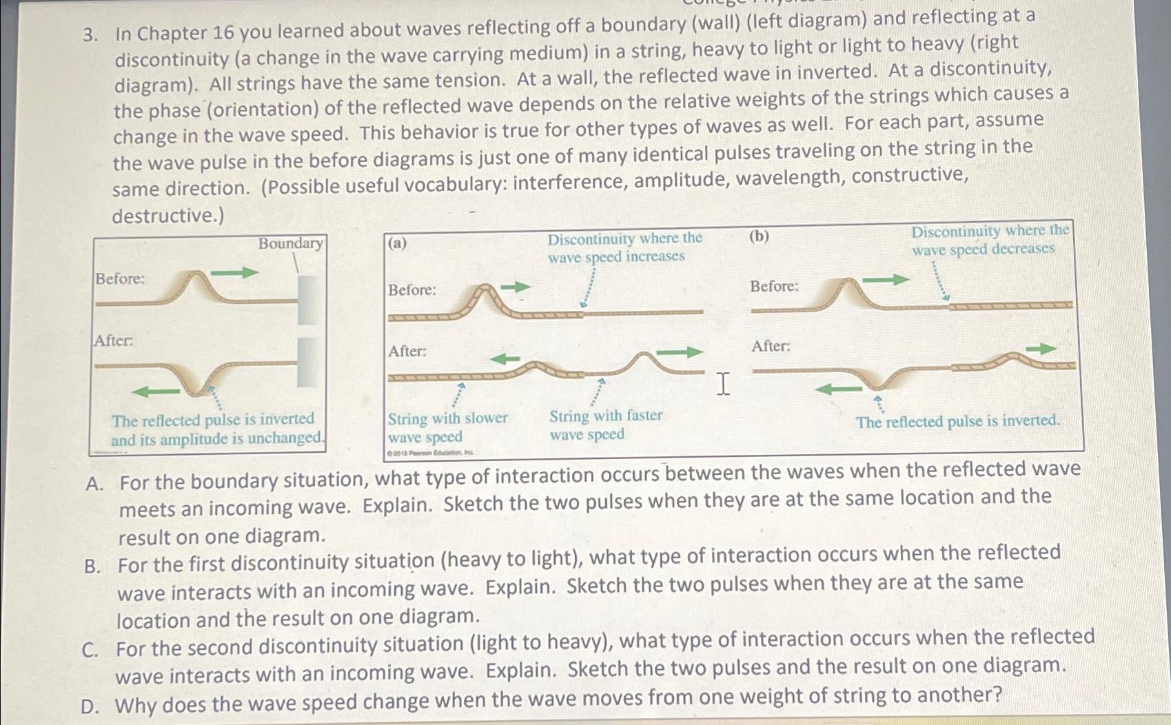 Solved In Chapter 16 ﻿you learned about waves reflecting off | Chegg.com