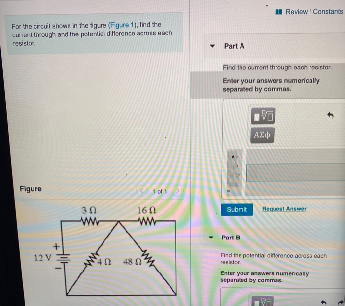 Solved A Review | Constants For the circuit shown in the | Chegg.com