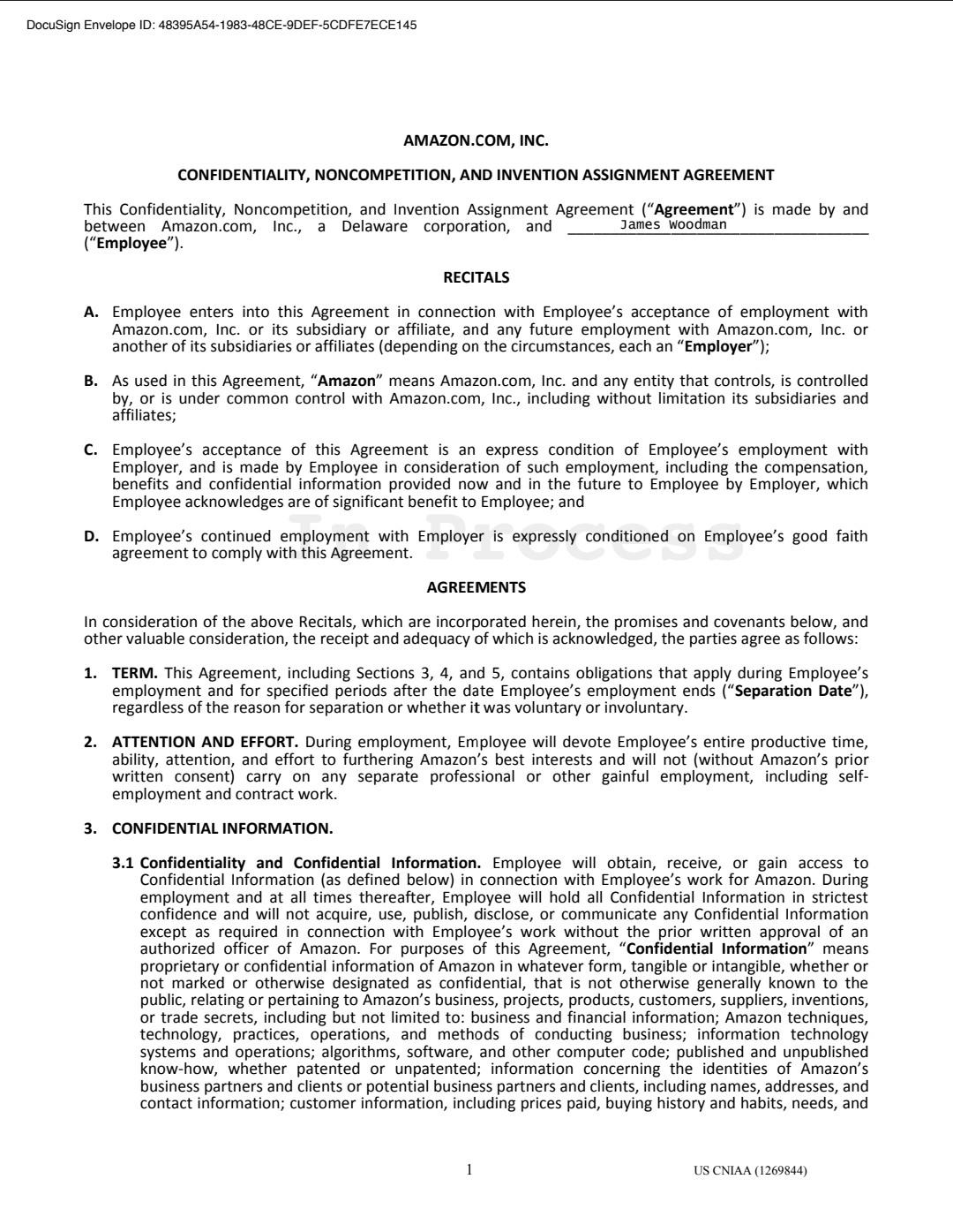 Solved DocuSign Envelope ID: | Chegg.com