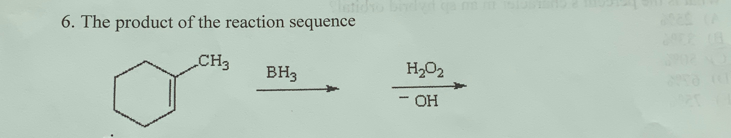 Solved The product of the reaction sequence | Chegg.com
