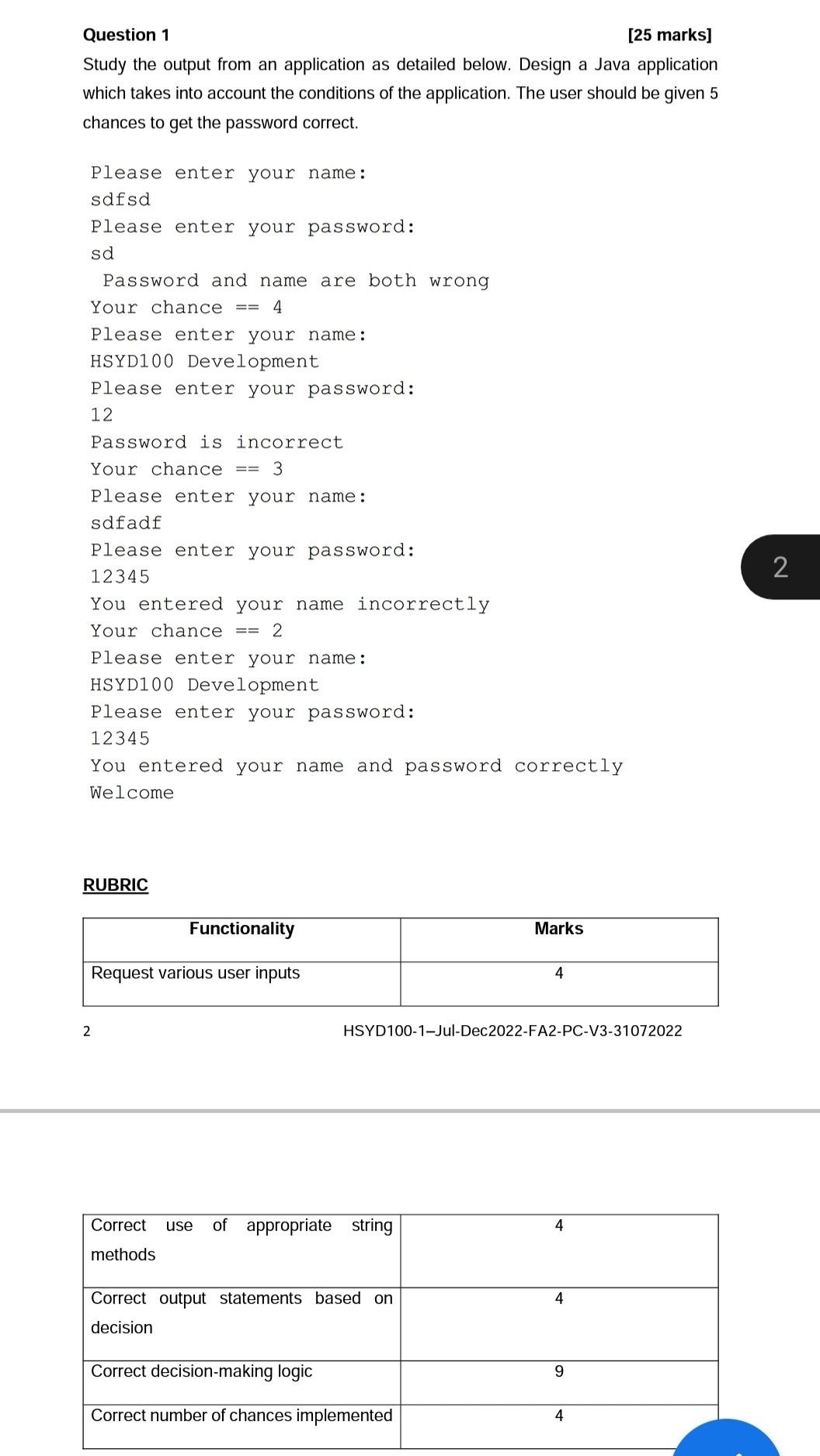 Solved Study the output from an application as detailed | Chegg.com