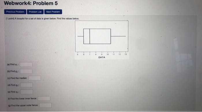 Solved Webwork4: Problem 5 Previous Problem Problem List | Chegg.com