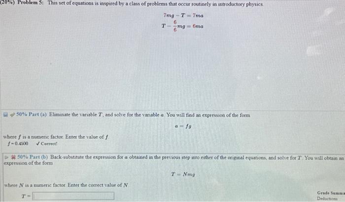 Solved This set of equations is inspired by a class of | Chegg.com