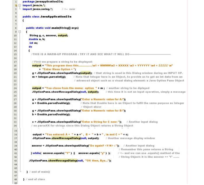 Solved what is the outcome of these java programs and what | Chegg.com