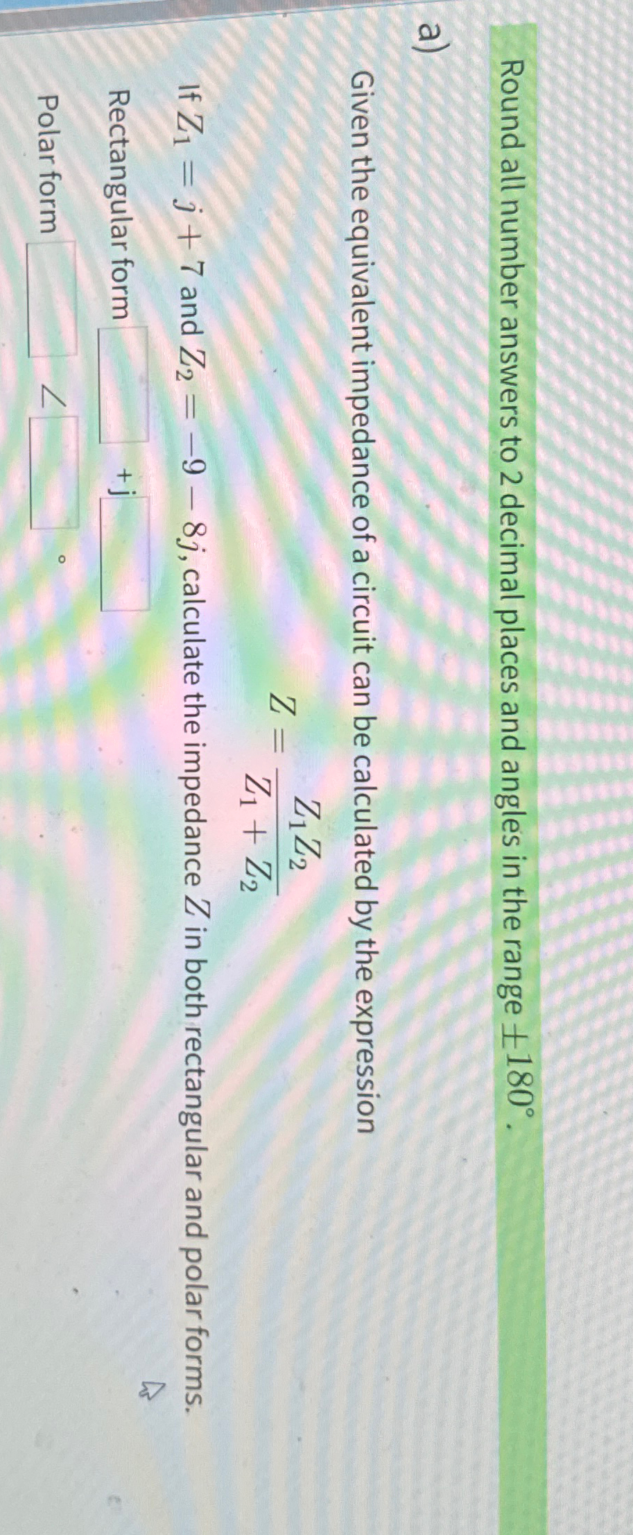 Solved Round all number answers to 2 ﻿decimal places and | Chegg.com